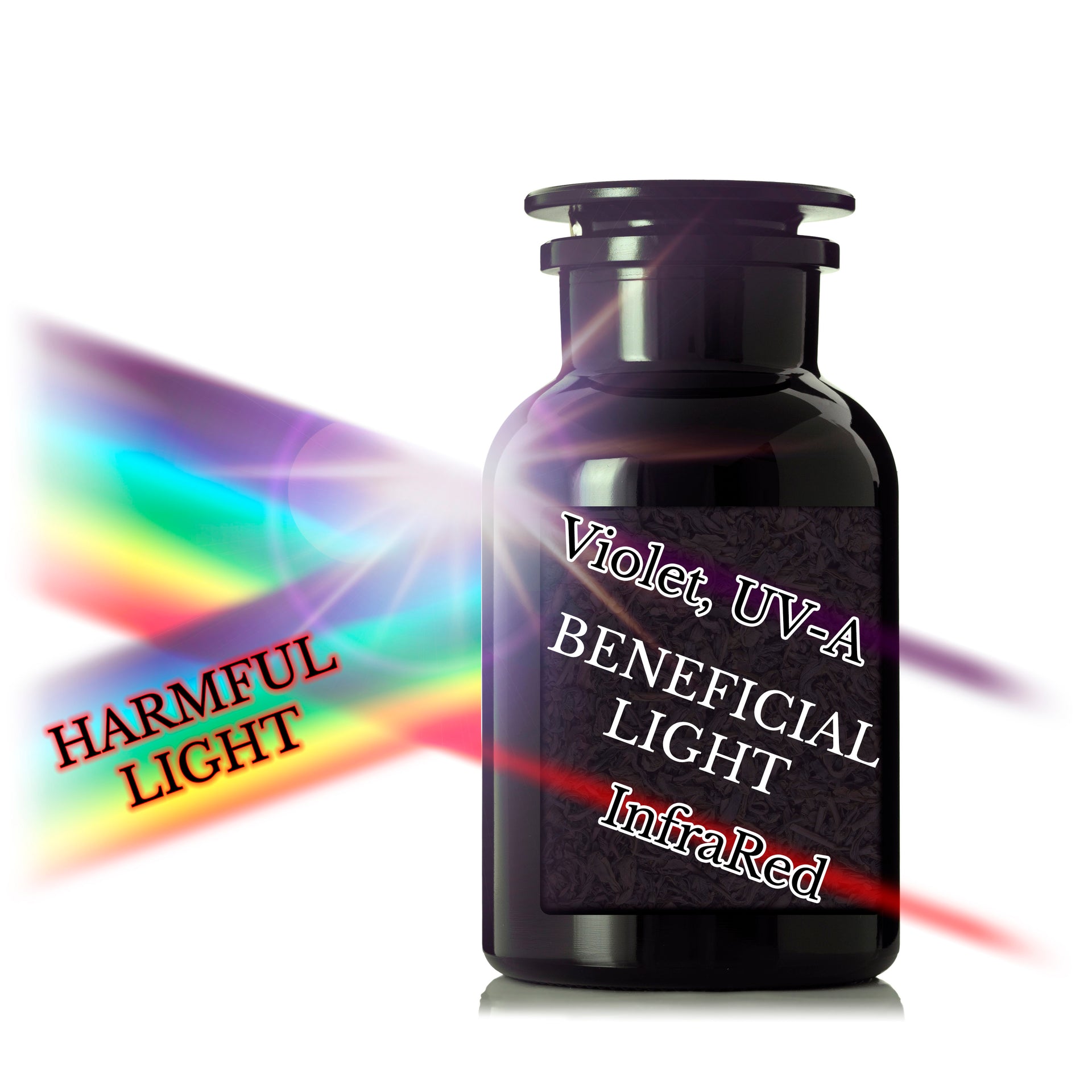 1 Liter Ultraviolet Black Glass Apothecary Jar – Artanis Home